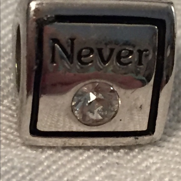 Jewelry | Never Give Up Storyvines Silver Tone Charm | Poshmark